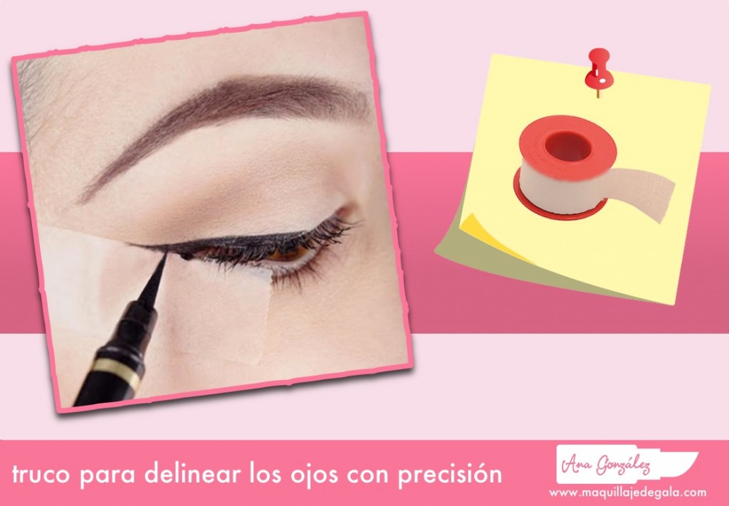 Truco para delinear los ojos con precisión - Maquillaje de Gala